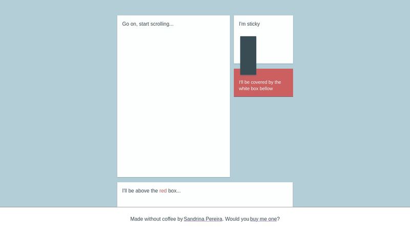 Exclude Sticky element on scroll