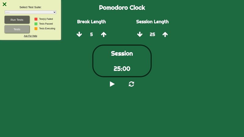 Pomodoro Clock (React)