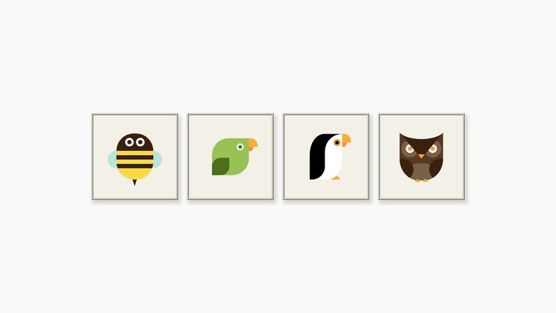 Animals Posters Gallery - CSS Art