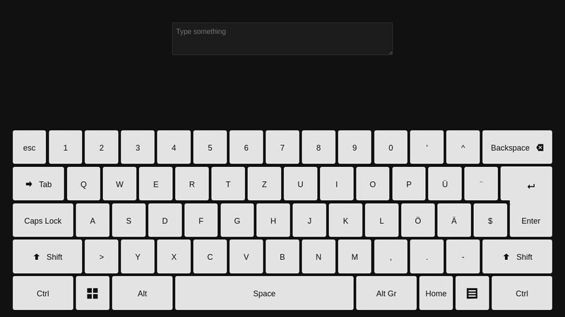 Responsive Accessible CSS Keyboard