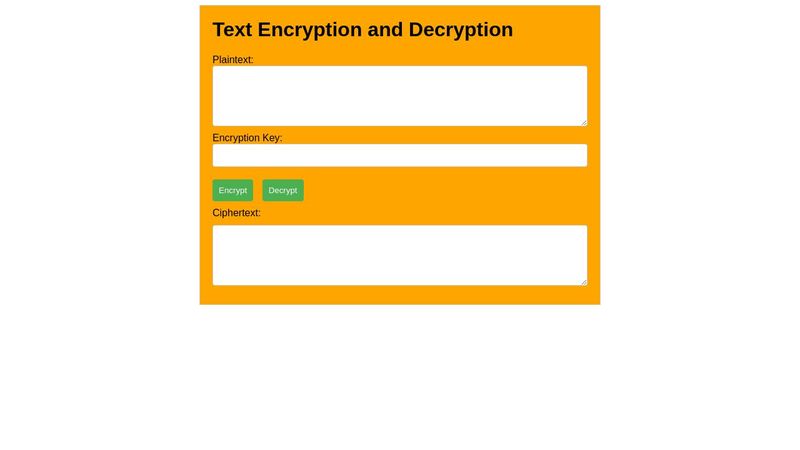 Text Encryption & Decryption
