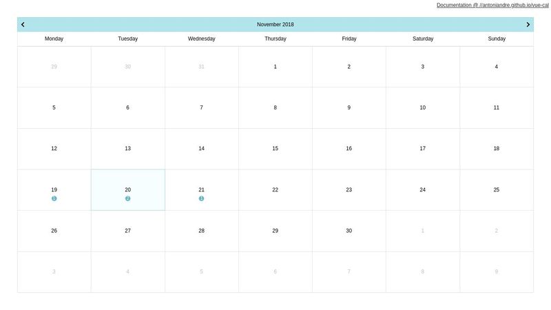 Vue Cal - issue #236 - Drag & drop events with custom events rendering (Vue 2)