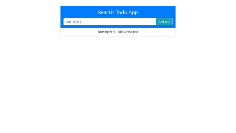 ReactJs Todo App