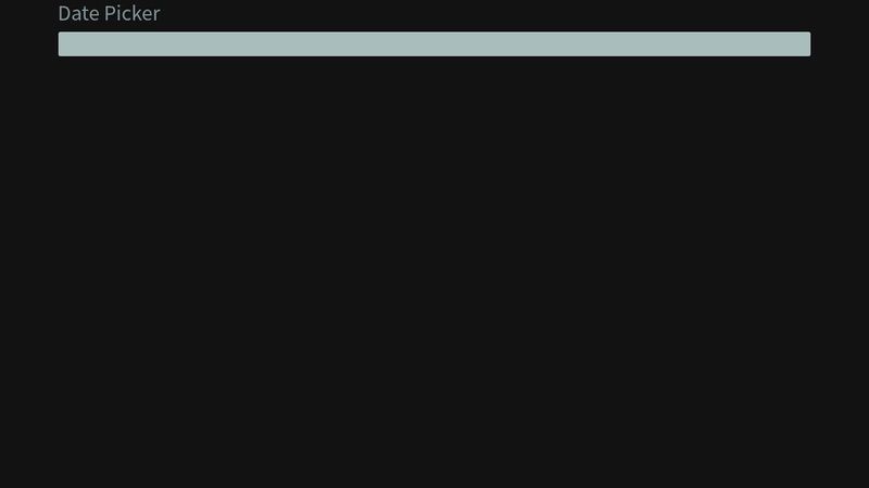 Date Picker html css js