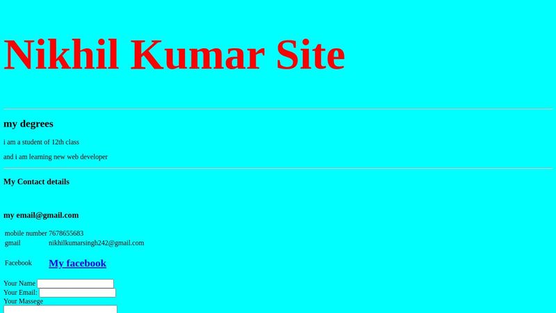 CodePen - A Pen by Nikhil Kumar Singh Rajputana CodePen - A Pen by Nikhil Kumar Singh Rajputana