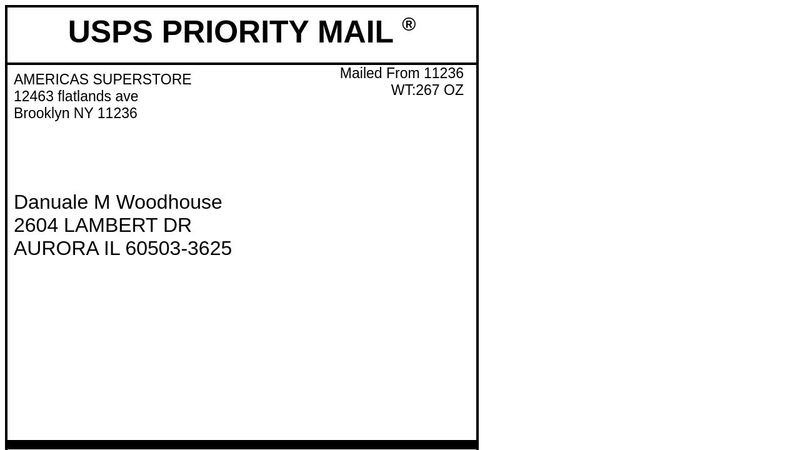 usps shipping label css