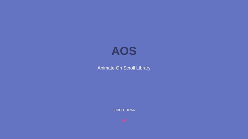 Jquery 스크롤하면 애니메이션 효과와 함께 나타나는 요소 만드는 라이브러리