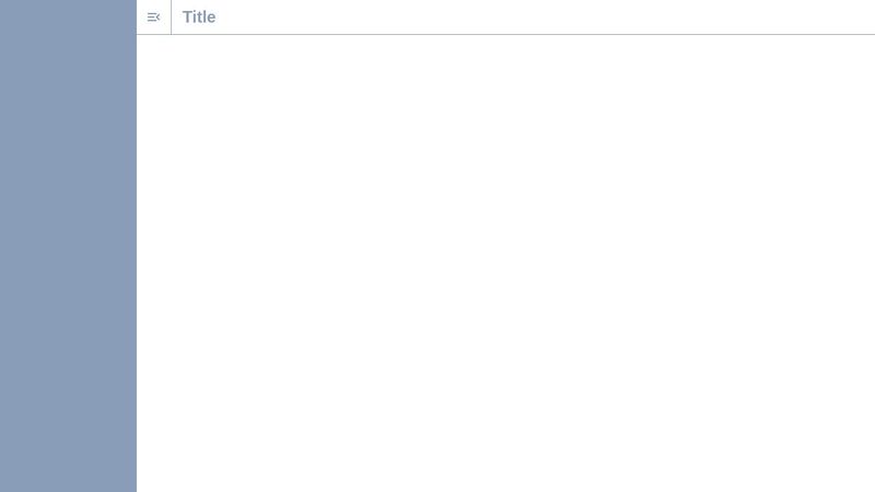 Pure CSS toggle aside
