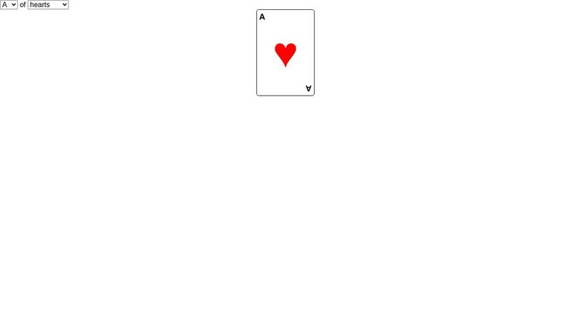 Playing Cards with Angular.JS and CSS