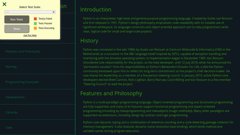 FreeCodeCamp Technical Documentation Page
