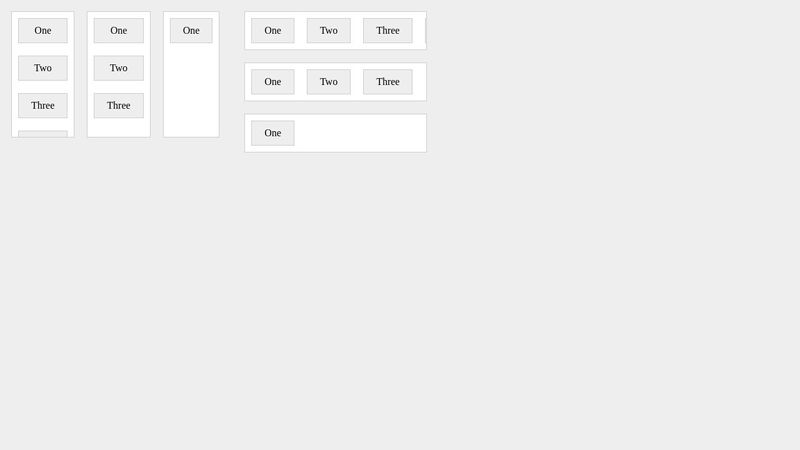 scrolling selector concept