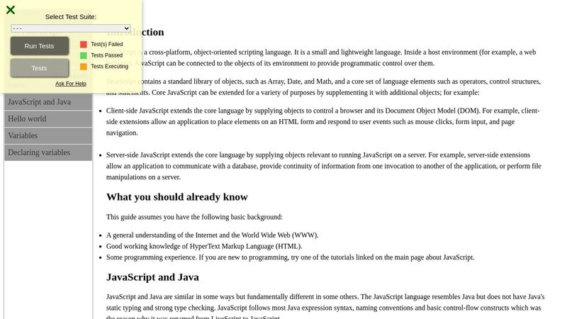 JS Documentation-freecodecamp