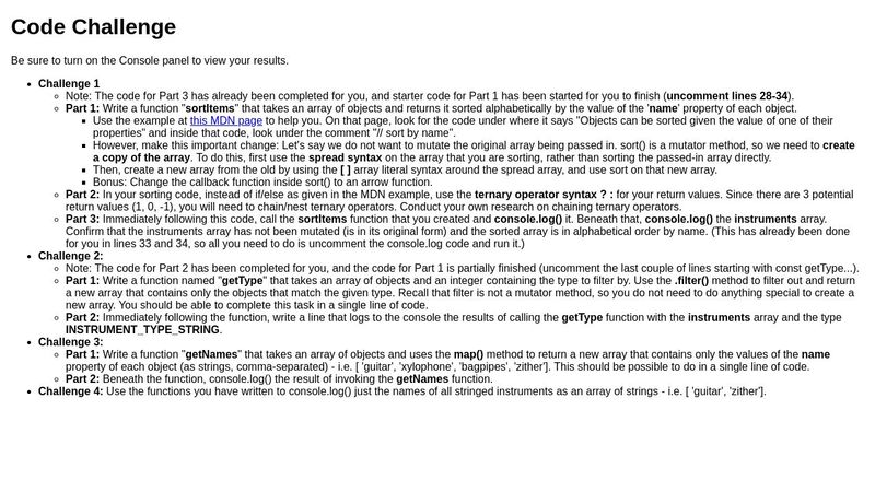 Code Challenge: JavaScript Arrays and Objects Manipulation