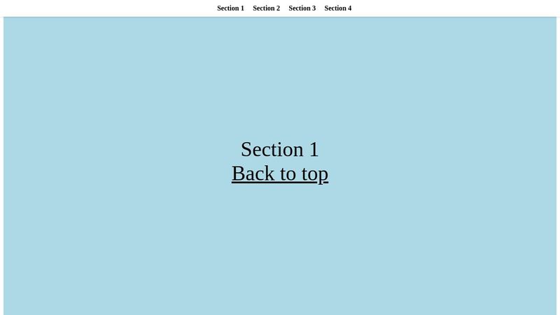 Smooth Scroll Accessible Version