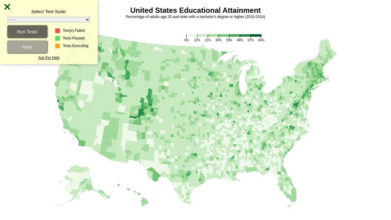 Choropleth Map using D3