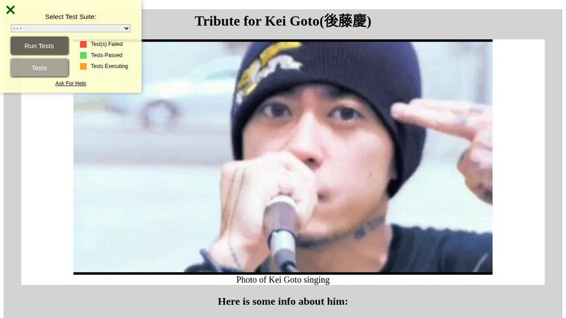 freeCodeCamp - Build a Tribute Page