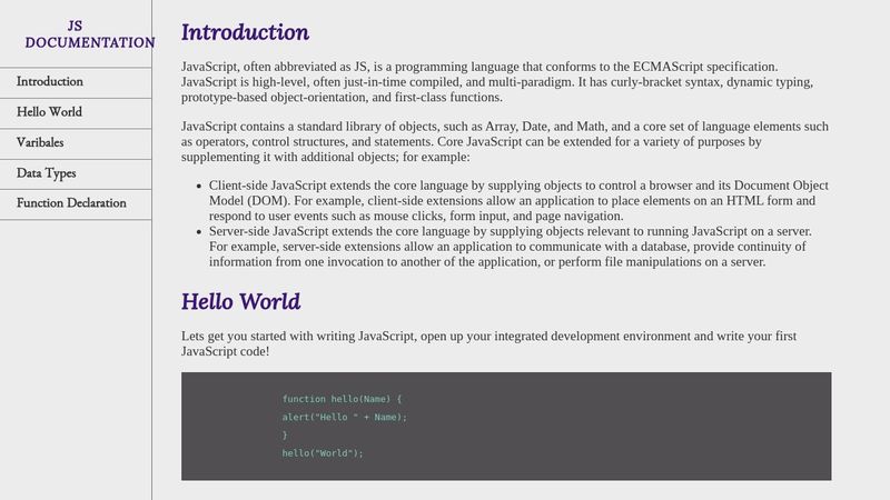 Technical Documentation Page - freeCodeCamp