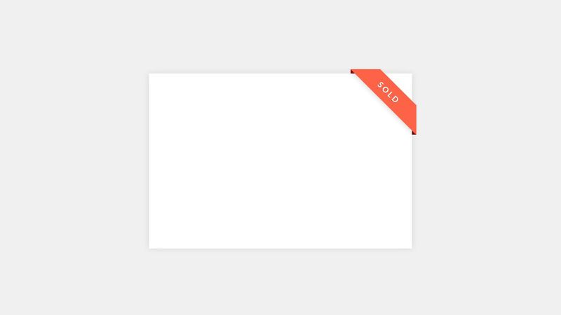 Demo: Pure CSS corner ribbon