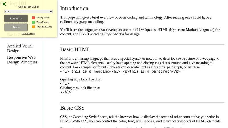 Technical Documentation Page