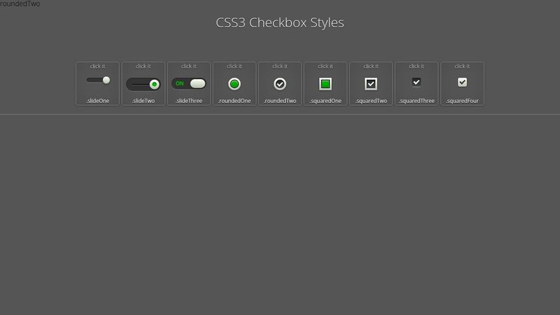 CSS3 Checkbox Styles
