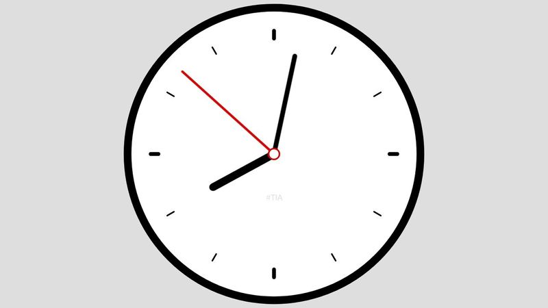 Pure CSS Clock