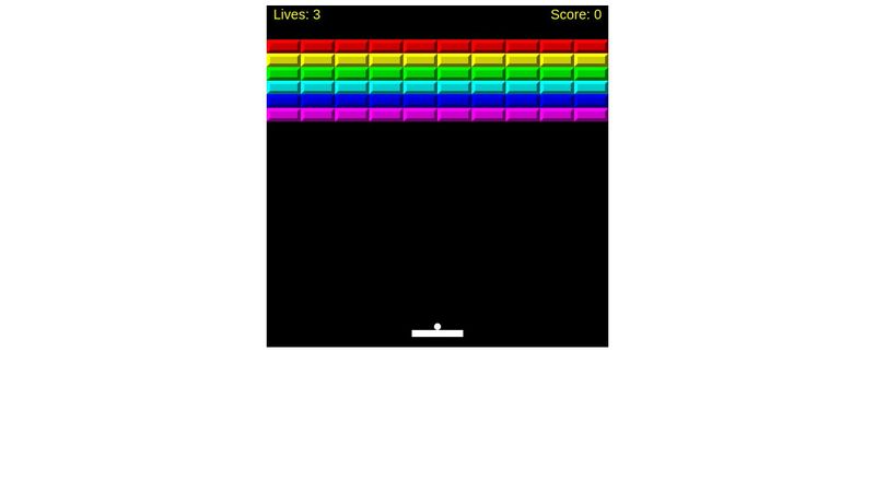 Breakout Canvas Game