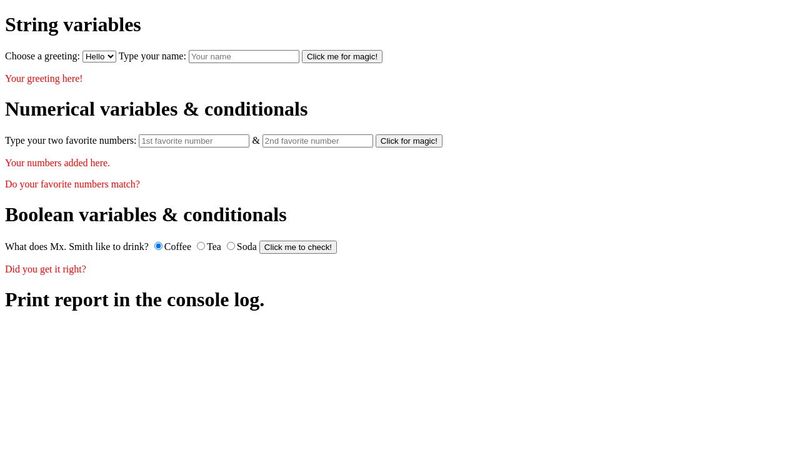 Javascript Essentials