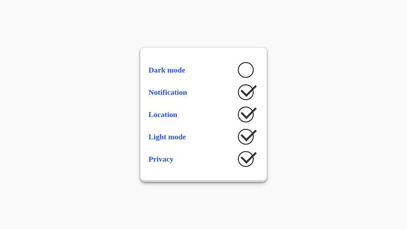 Custom Check Box