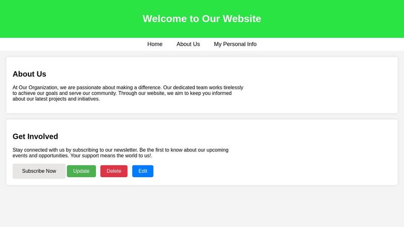 Website Design Using HTML & CSS