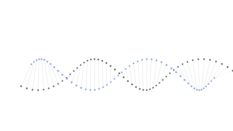 DNA animation with CSS and HTML only - Rcan Design