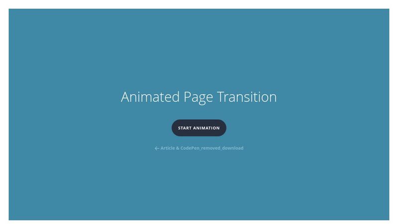 Transitions between pages