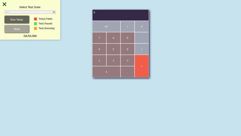 Front End Libraries Projects - React Javascript Calculator