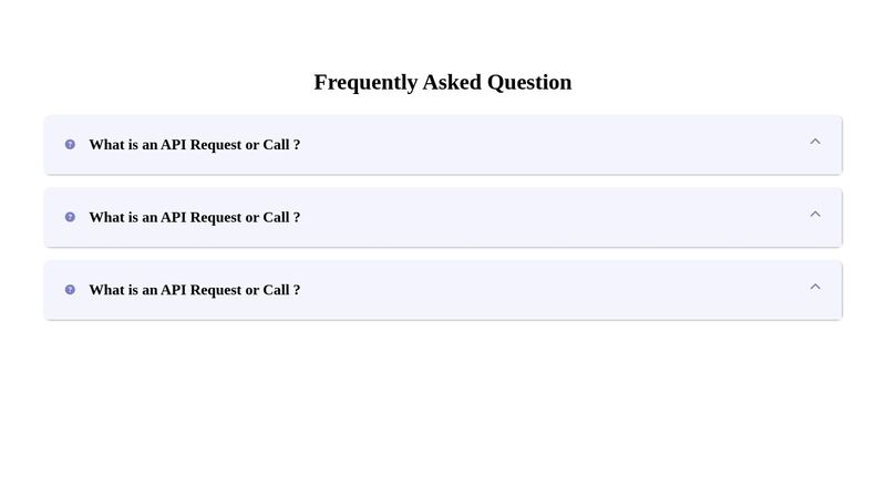 Accordion : FAQ USING HTML,CSS, JAVASCRIPT