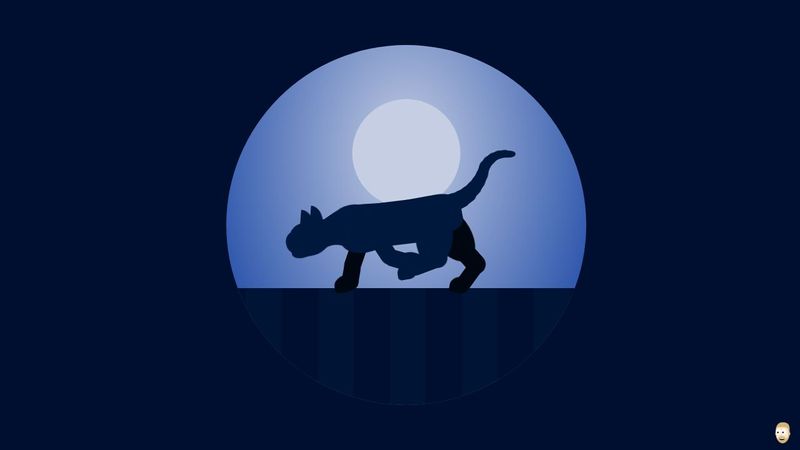 cat walking - CSS Art