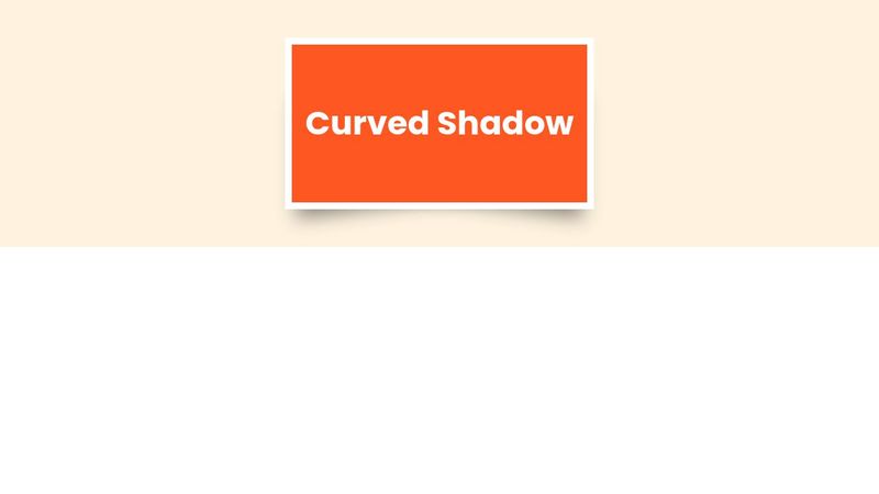 Curved Drop Shadow CSS
