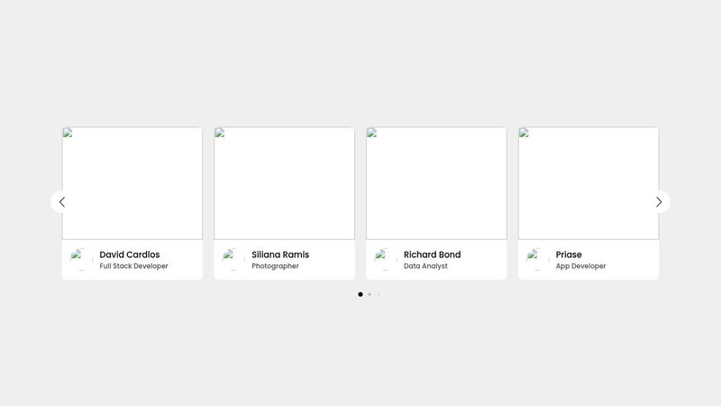 Responsive Card Slider