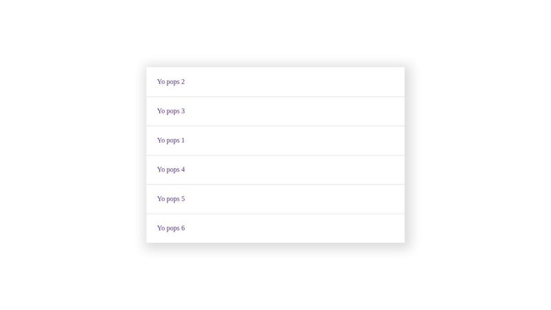 Drag n Drop Sortable with vanilla js