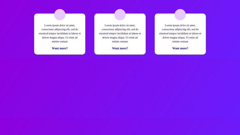Responsive cards sample