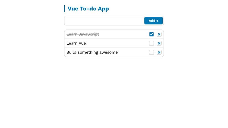Vue To-do App