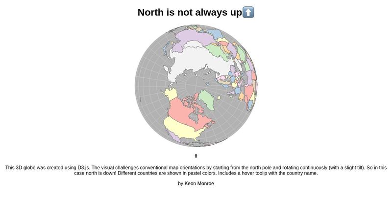 D3 Rotating Globe w/ Tooltip