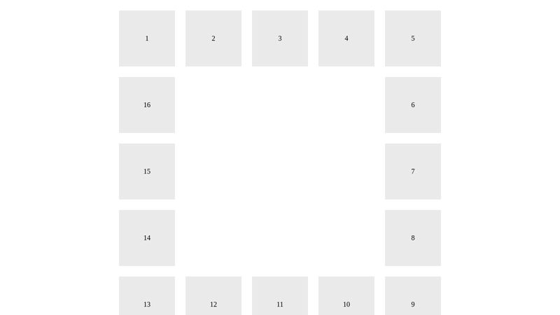 CSS Grid: Monopoly Board