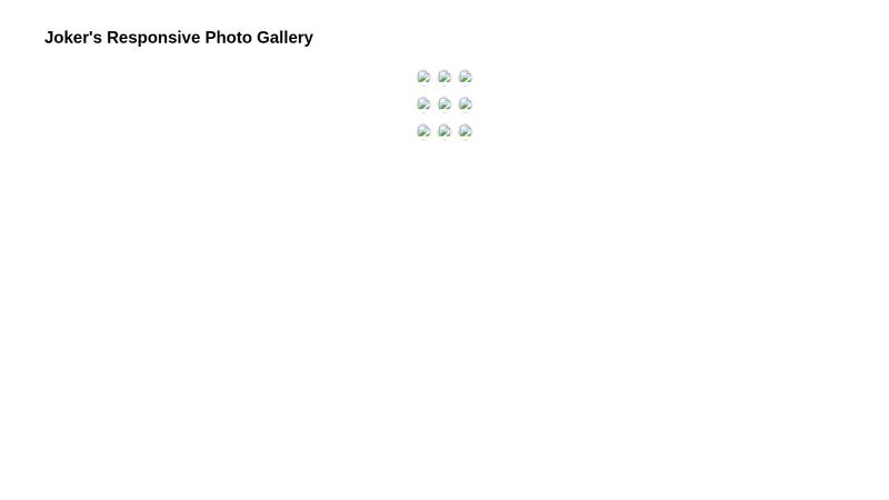 Responsive Photo Gallery Task