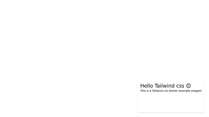 Tailwind Keyframe Animation CSS