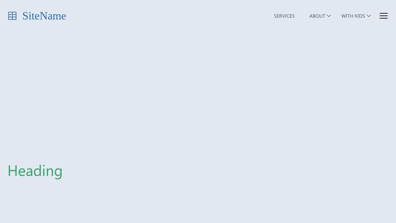 Tailwind CSS & Alpine JS page example with Dropdown Menu, Page Scroll ...