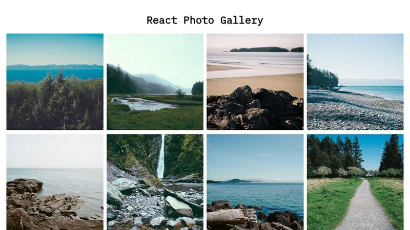 Responsive React Gallery with Lightbox