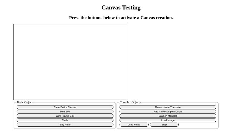 Basic Canvas API