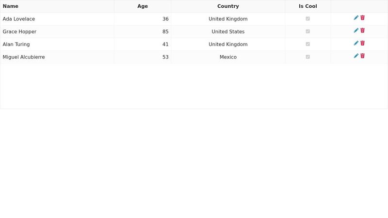 jsGrid - Select Row Highlight