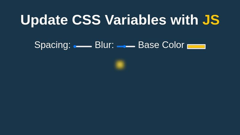 Update CSS Variables with JS - 03 #javascript30