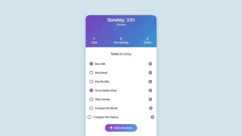 To-do list App, built with jQuery v1.1.2 ⭐
