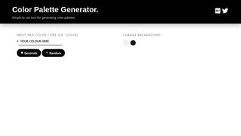 Random Color Palette Generator with Tinycolor.js